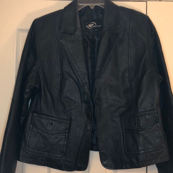 KC Collections | Jackets & Coats | Kc Collections Leather Jacket | Poshmark